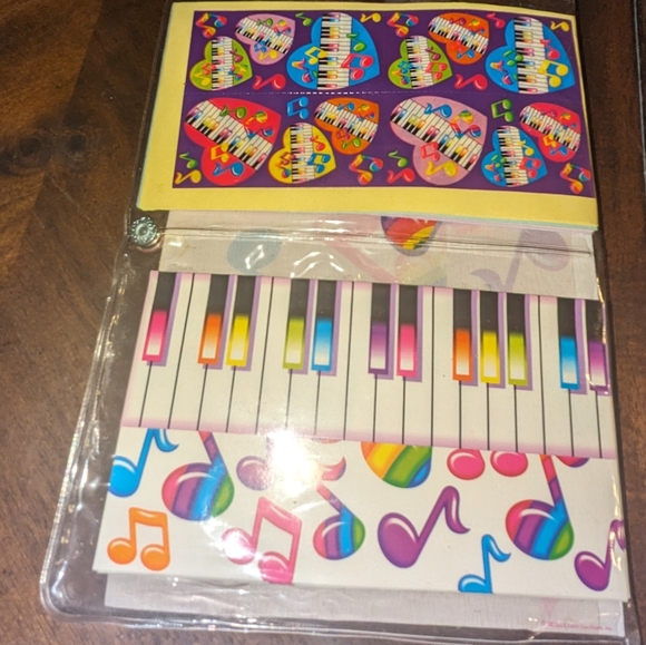 Lisa Frank | Office | Lisa Frank Music Notes Vintage Stationary Set ...